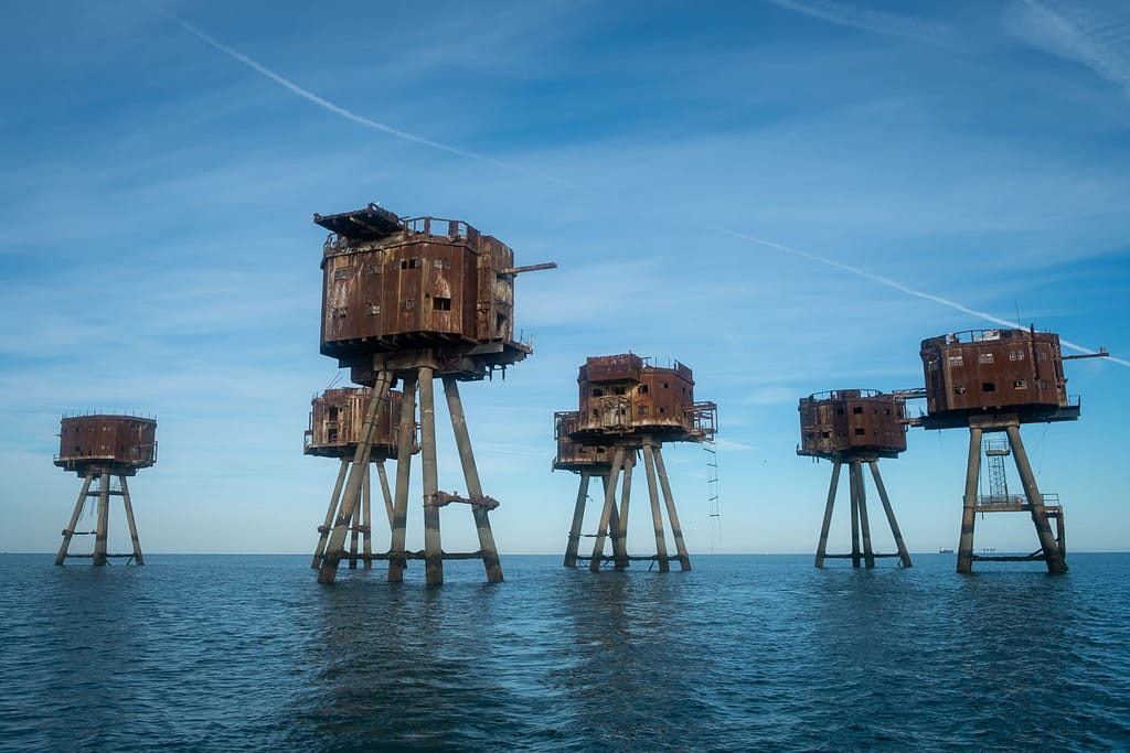 Red Sands Towers Maunsell Fort - Thames Estuary