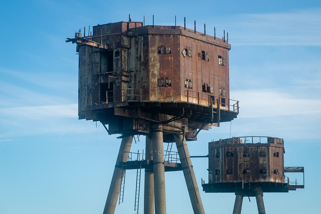 Red Sands Towers Maunsell Fort - Thames Estuary